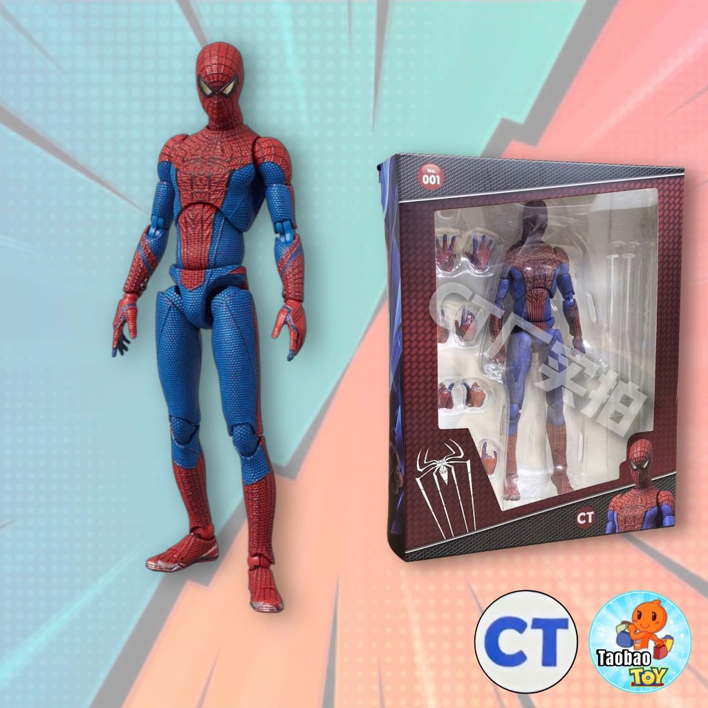 (Có Sẵn-Hoả Tốc) Mô Hình CT 001 The Amazing Spider Man Andrew Mafex No ...