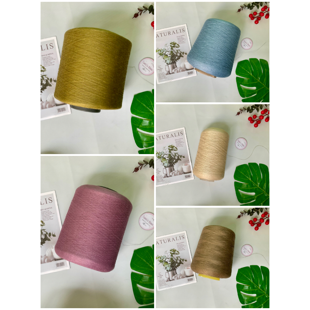 Yarn - Sợi Linen Mộc - Linen Lụa - Linen 100% | Hàng cối - Sợi CHƯA ...