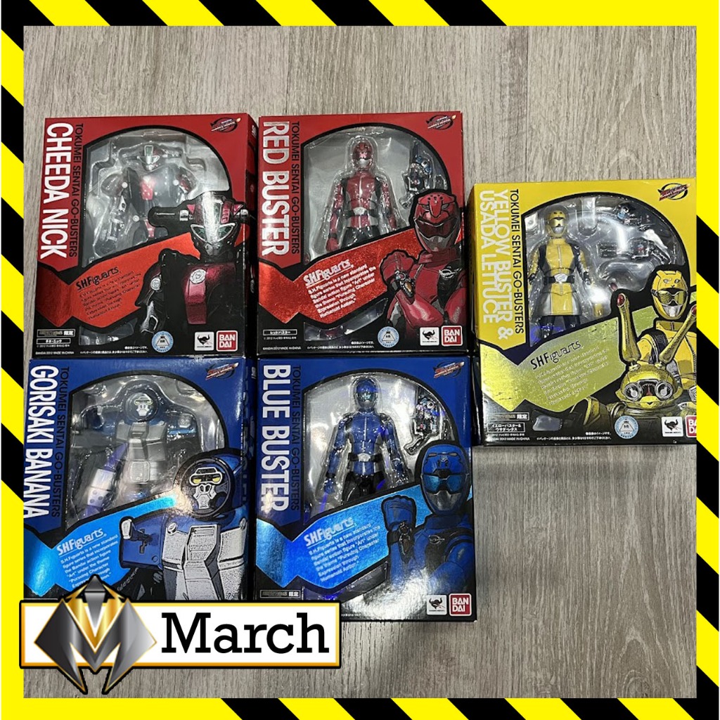 [2ND] Mô hình S.H.Figuarts SHF Super Sentai Go-Buster - Power Rangers ...
