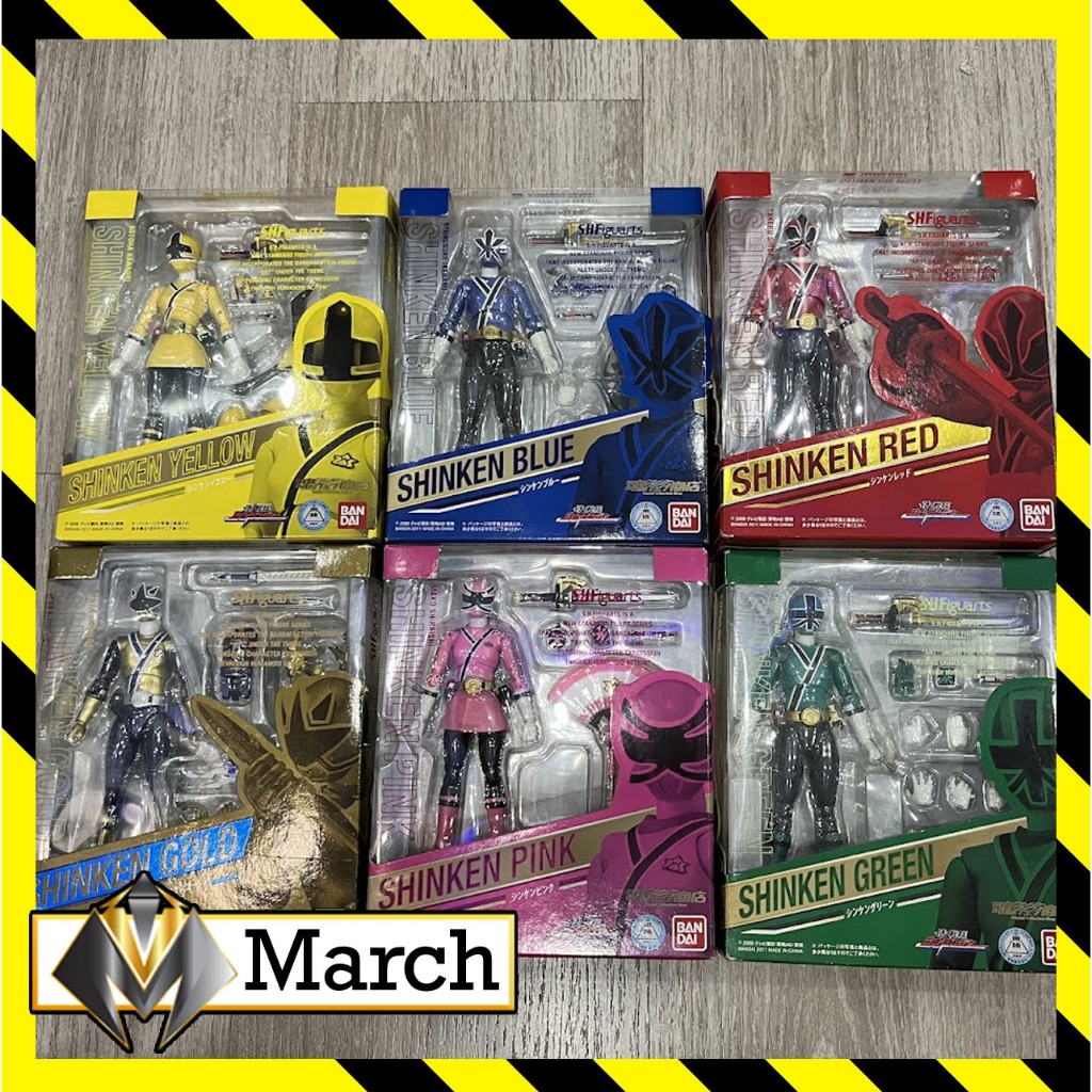 [2ND] Mô hình S.H.Figuarts SHF Super Sentai Shinkenger - Power Rangers ...