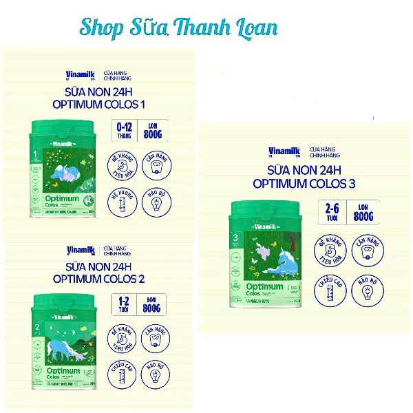 [HSD T9-2027] [Mẫu Mới + Có Tích Điểm] Sữa Non Vinamilk Optimum Colos ...