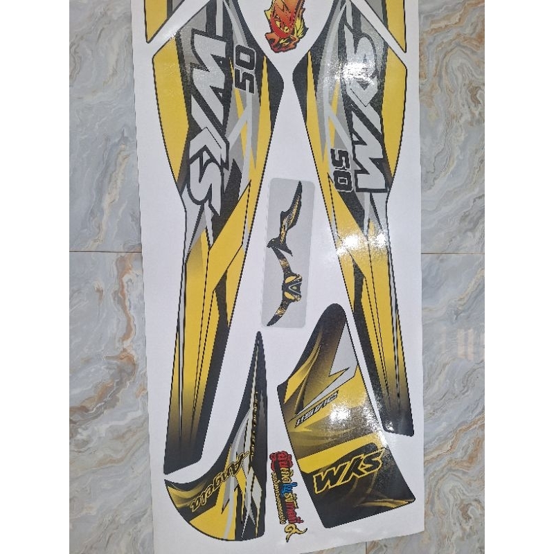 Tem xe Angela vàng đen , mẫu tem rời SYM đẹp siêu bền | Shopee Việt Nam