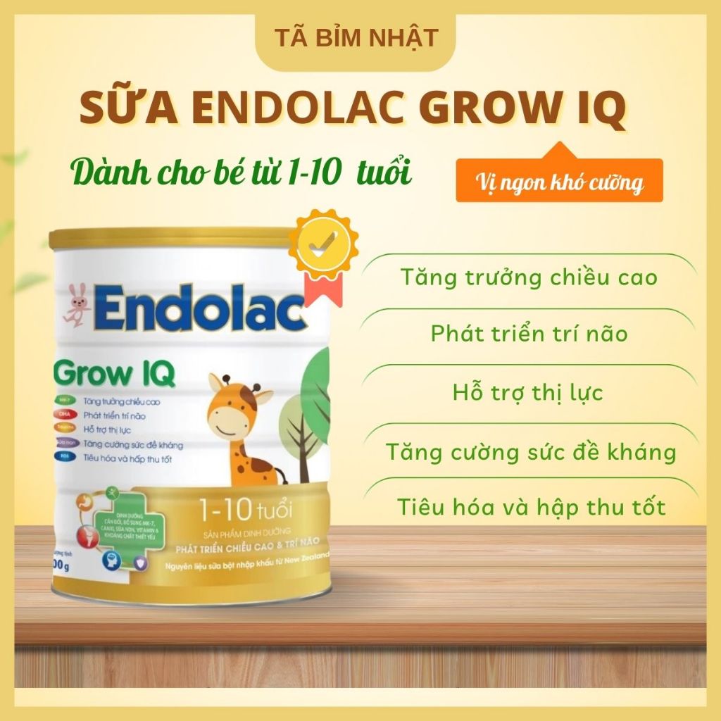 Sữa Bột Endolac Gold Grow IQ,Sữa Dinh Dưỡng Phát Triển Chiều Cao Và Trí ...