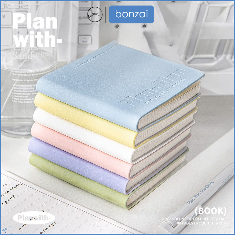 Sổ Tay Bỏ Túi Bìa Da PU Mềm Chống Thấm Nước Planwith CUBE 160 Trang Ruột Kẻ Ô + Trơn 100GSM ...