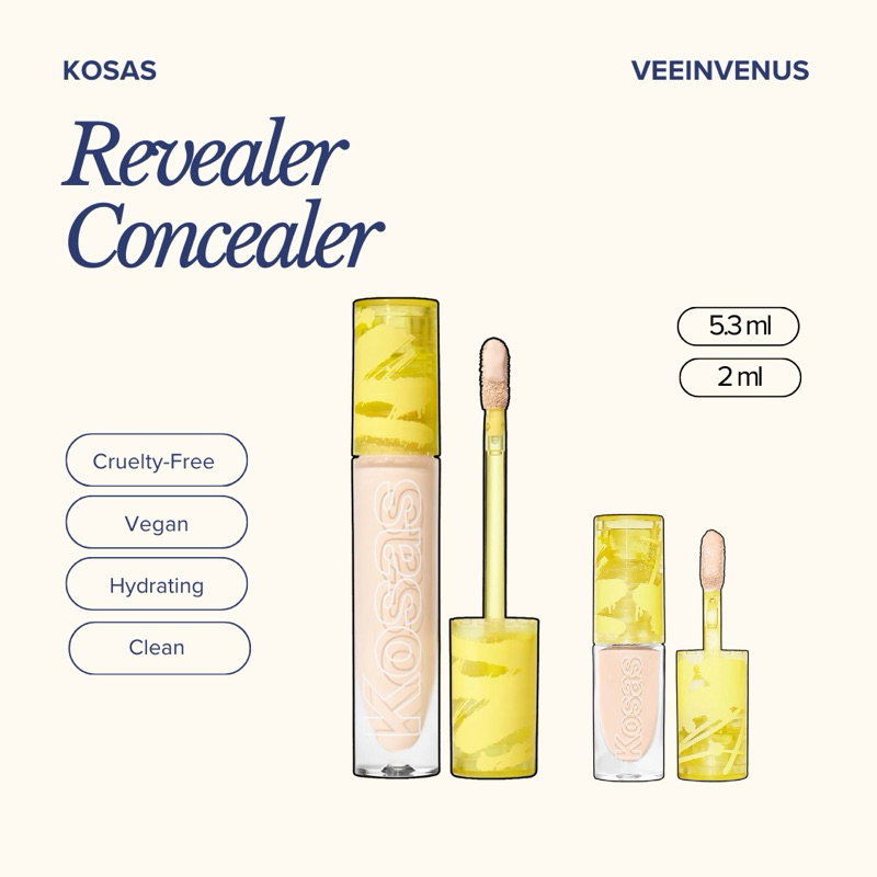 veeinvenus | Kem che khuyết điểm Kosas Revealer Super Creamy ...