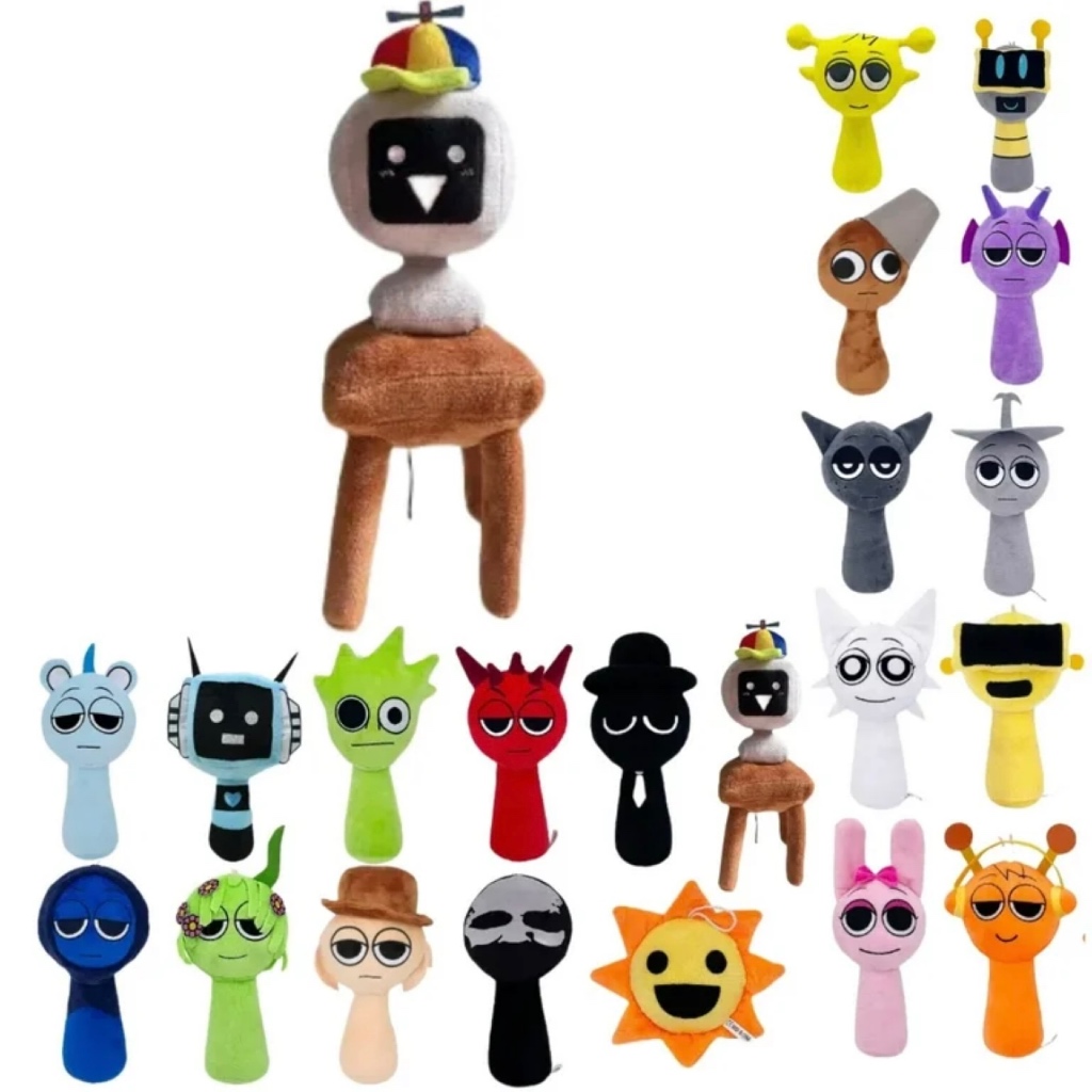 Đồ chơi Sprunki Mr Fun Computer 20cm 30cm ship HOẢ TỐC HCM gấu bông ...