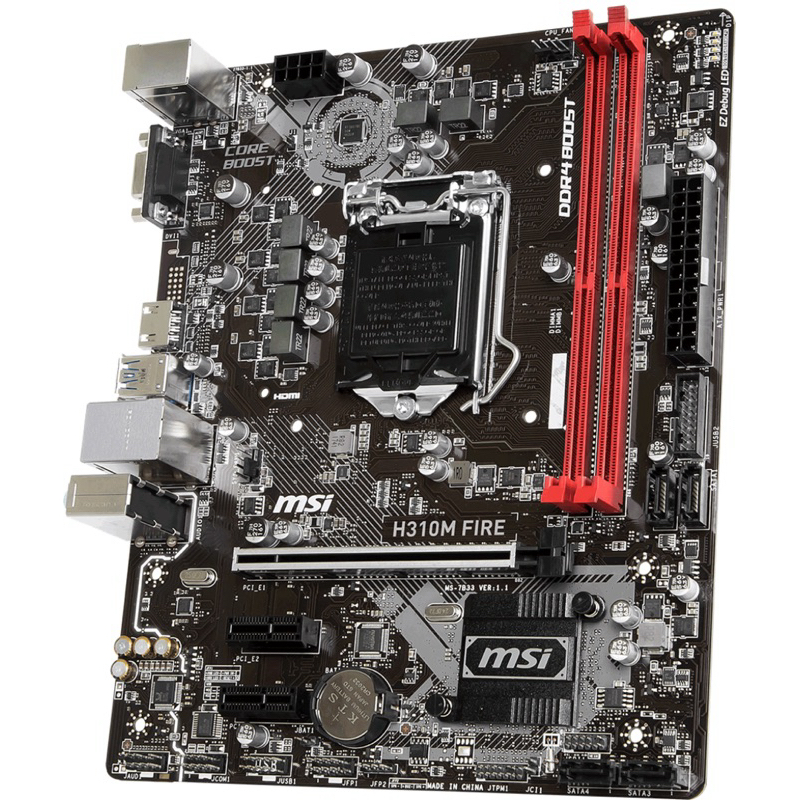 msi H310M fire bo mạch chủ cpu gen 8 cho core i7 8700 | Shopee Việt Nam