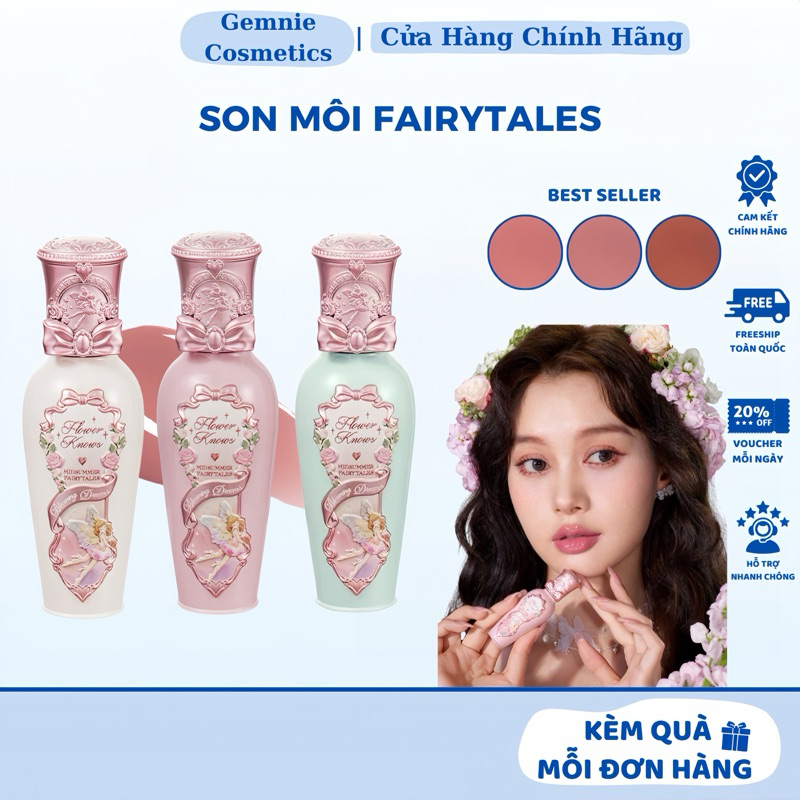 Son Môi FLOWER KNOWS Midsummer Fairytales | Shopee Việt Nam