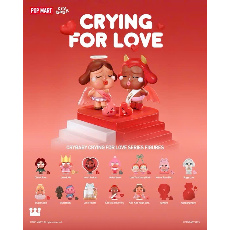 [Chính hãng] POPMART CRYBABY Crying For Love Series /Set mô hình ...