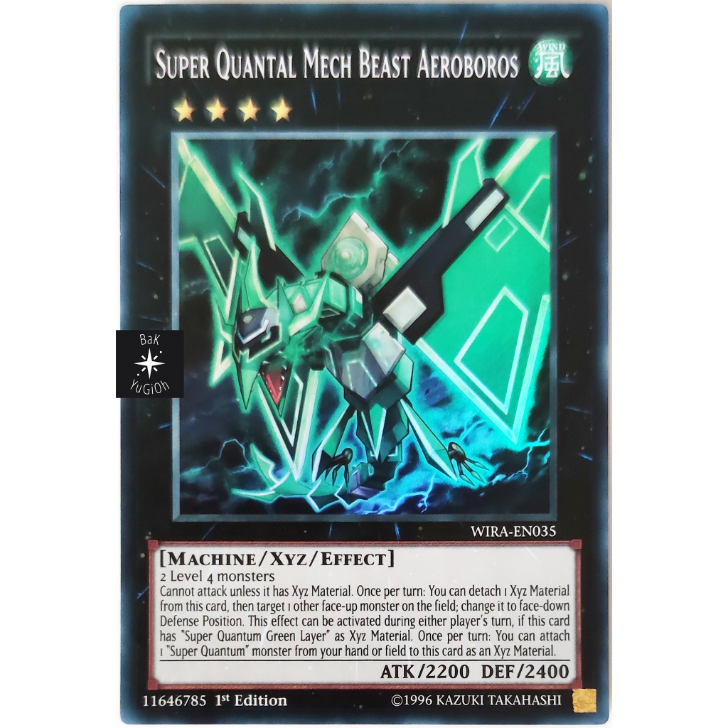 [BaK Yu-Gi-Oh!] [Thẻ Bài Chính Hãng] Super Quantal Mech Beast Aeroboros |EN| Super Rare | Shopee ...