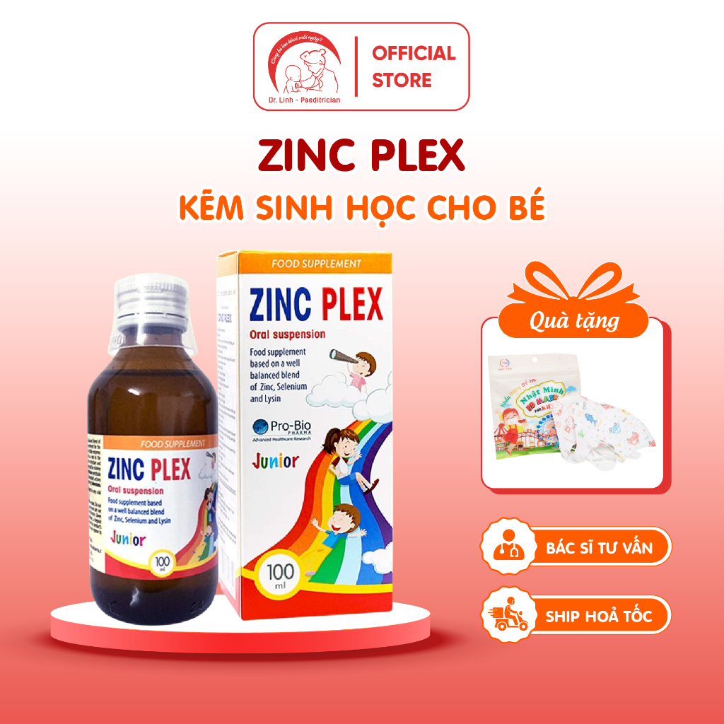 Siro Uống Zinc Plex Pro-Bio pharma Cung Cấp Vitamin Kẽm Kích Thích Cho ...