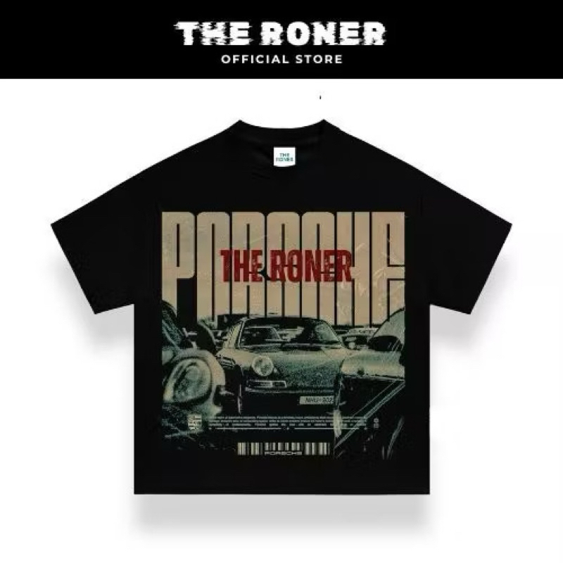 Áo Thun Porsche The Roner Form Boxy Vải Cotton 2 Chiều Mềm Mịn Áo Phông Nam Nữ Phong Cách Unisex ...