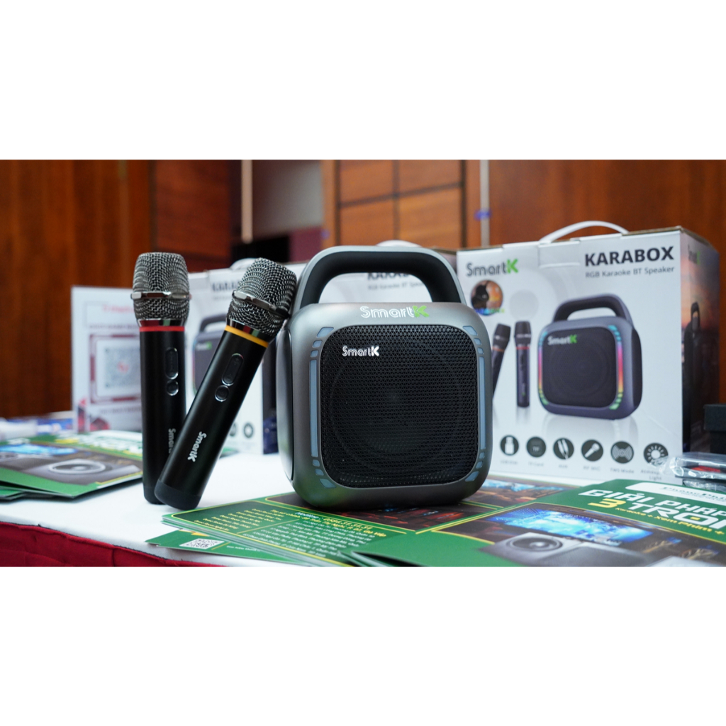 LOA MINI KARAOKE SMARTK CHÍNH HÃNG HÁT CỰC HAY | Shopee Việt Nam