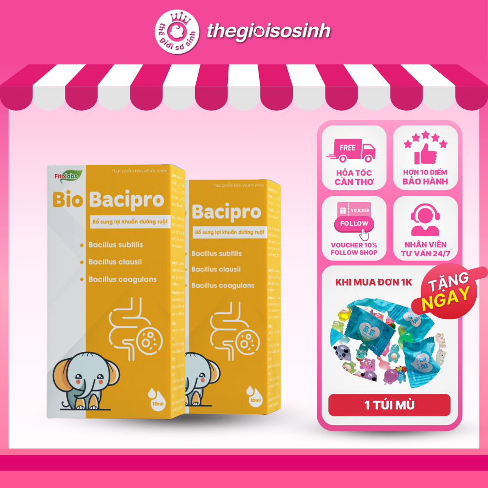 Men Vi Sinh Nhỏ Giọt Bio Bacipro Fitolabs Cho Bé Bổ Sung Lợi Khuẩn Tăng ...