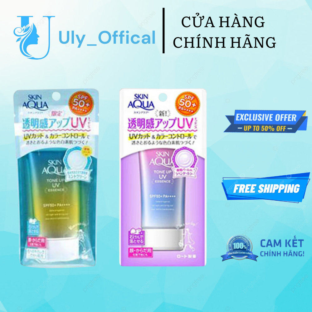 Kem chống nắng skin aqua tone up [BẢN NHẬT 80g] | Shopee Việt Nam