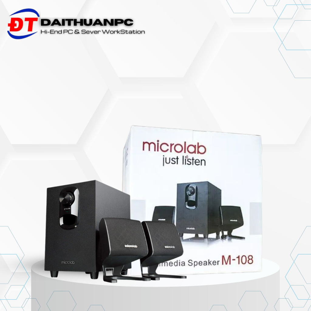 Loa Vi Tính Microlab M108 - 2.1 | Shopee Việt Nam