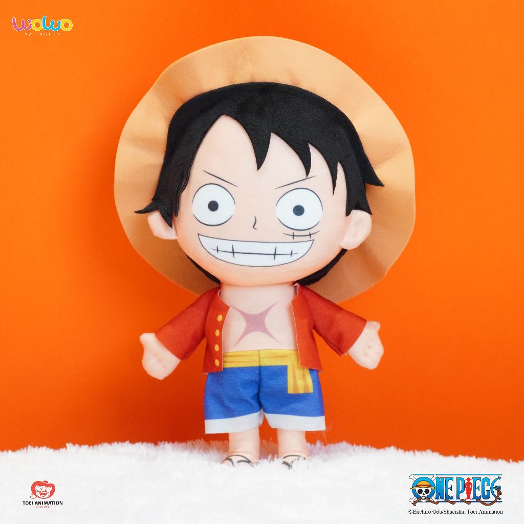 Gấu bông One Piece Luffy WOWO Gấu bông Luffy 33cm Mềm mịn Đáng yêu Quà ...