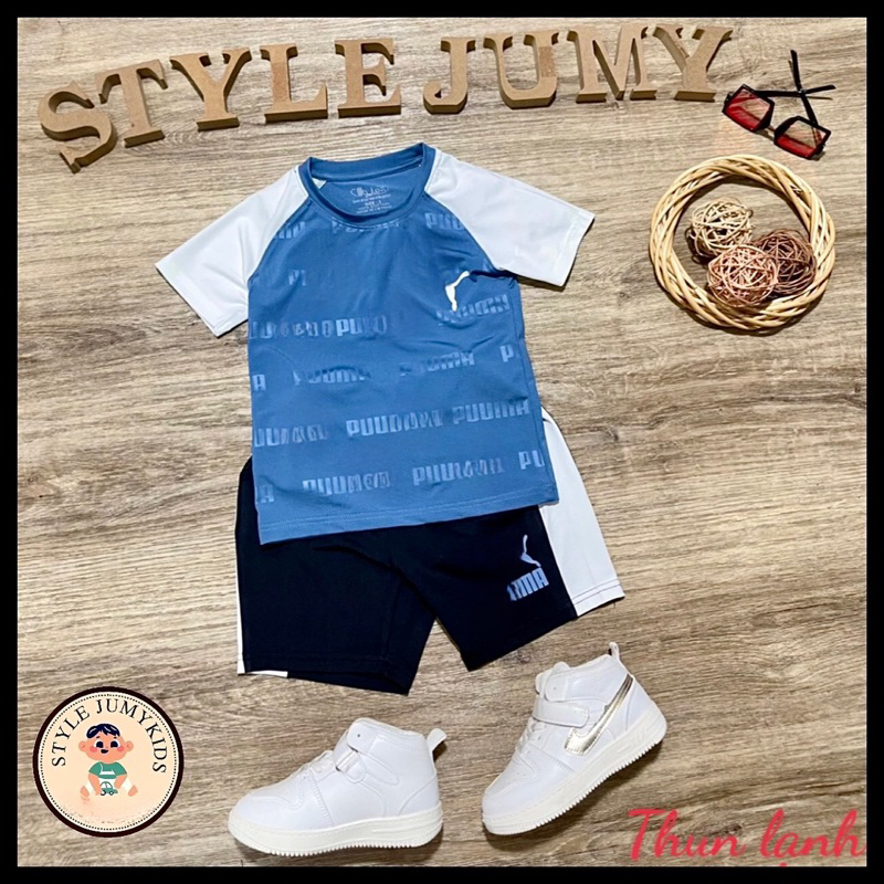 Bộ bé trai STYLEJUMY 47 (14-80kg), phong cách thể thao mát mẻ thông ...