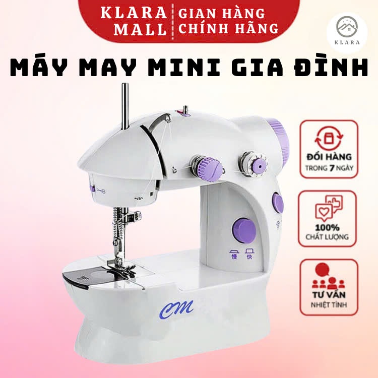 Máy May Mini Gia Đình Có Đèn Led - Máy Khâu Thiết Kế Nhỏ Gọn Dễ Sử Dụng ...