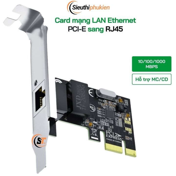 Card mạng PCI Express sang cổng Lan 1Gbps chính hãng, Card PCI-E to Lan ...