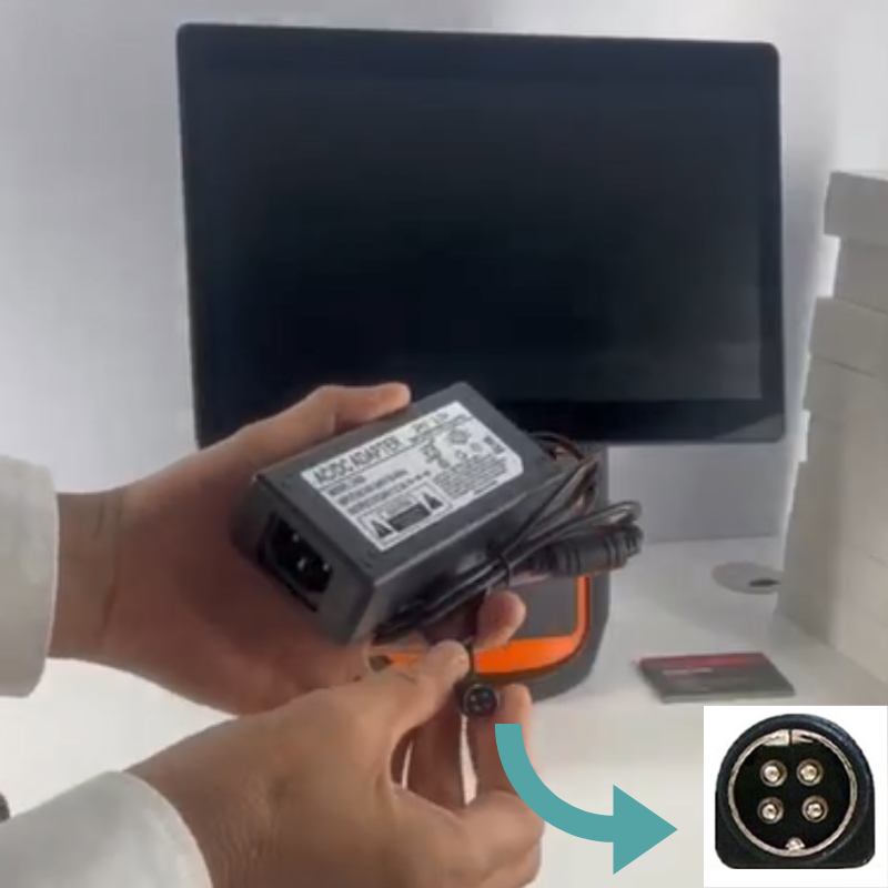 Bộ nguồn dùng cho máy POS Android SUNMI, OCHA POS 24V-2.5A jack 4 pin ...