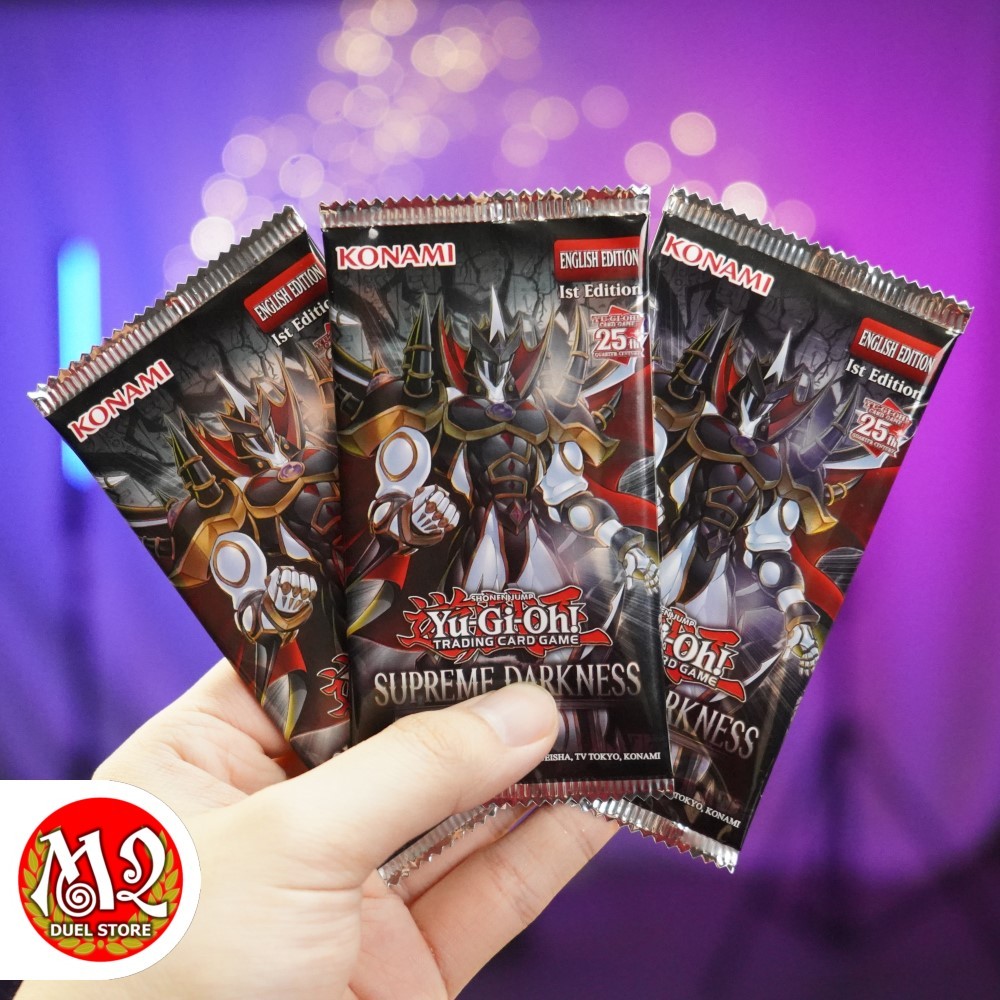 Gói thẻ bài Yugioh Supreme Darkness Booster Pack - SUDA Chính hãng Konami Anh Quốc UK | Shopee ...