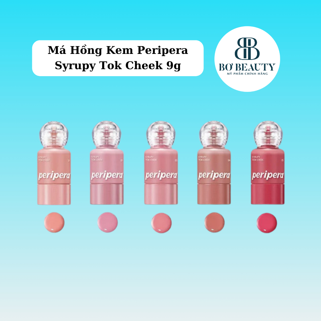 Má Hồng Kem Peripera Syrupy Tok Cheek 9g | Shopee Việt Nam