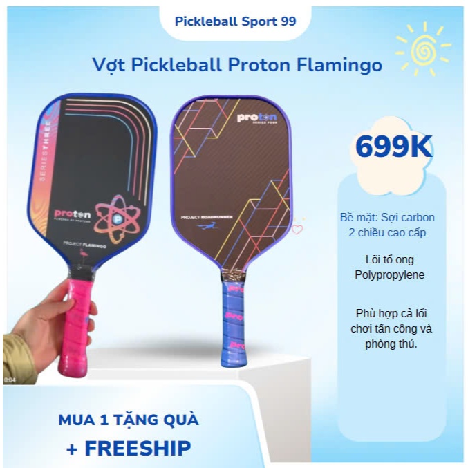 Vợt Pickleball Proton Flamingo Series 4 | Shopee Việt Nam