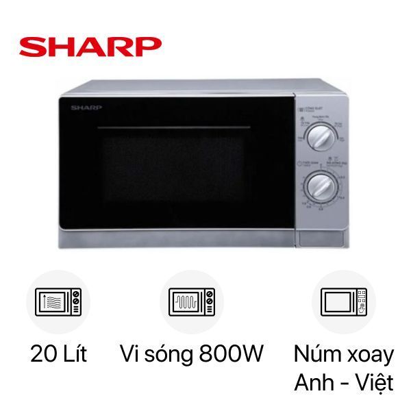 Lò vi sóng Sharp R-202VN-S 20 lít | Shopee Việt Nam
