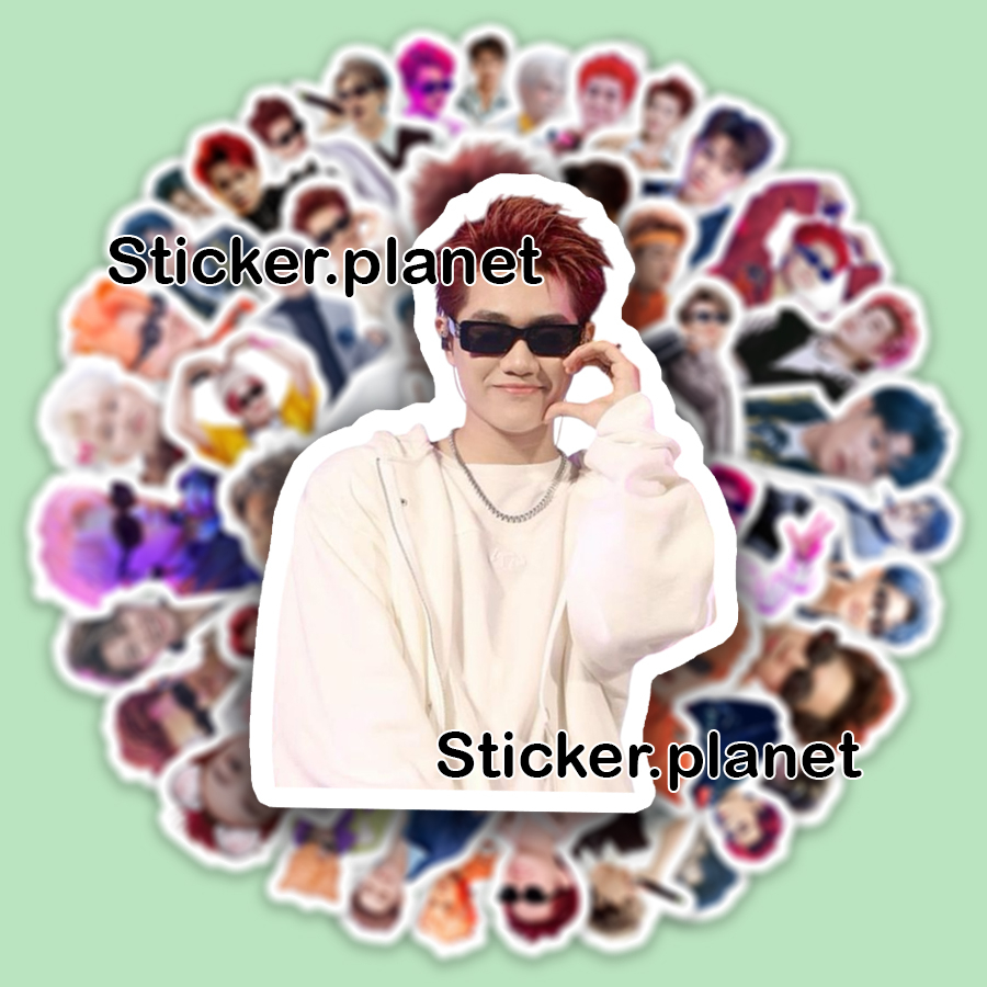 Sticker Captain Boy Cừu có cánh fc anh trai say hi trang trí mũ bảo ...