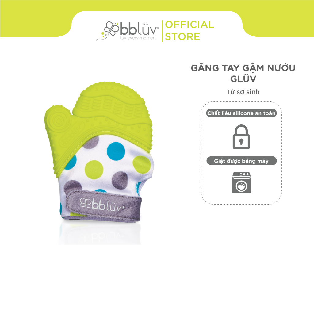 Găng tay gặm nướu cho bé bbluv Gluv - 1 Chiếc | Shopee Việt Nam