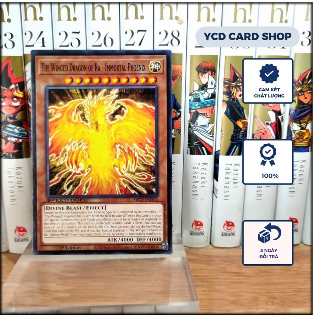 [YCDcardgame] Thẻ bài yugioh chính hãng The Winged Dragon of Ra ...
