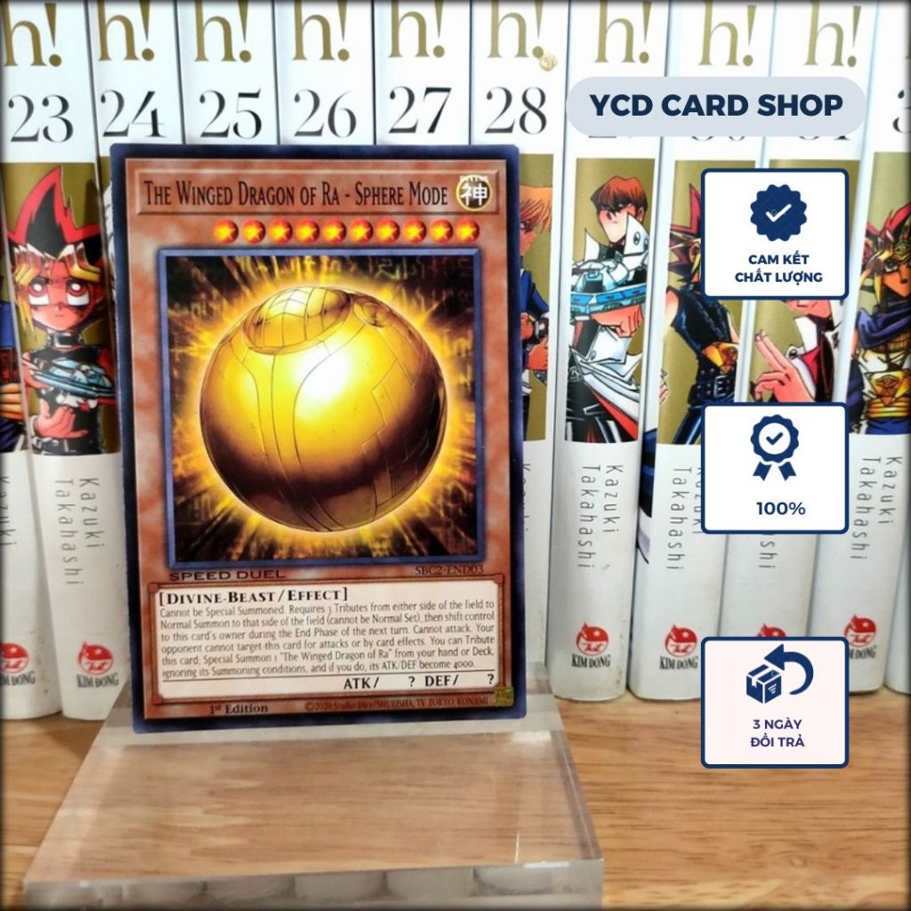 [YCDcardgame] Thẻ bài yugioh chính hãng The Winged Dragon of Ra ...