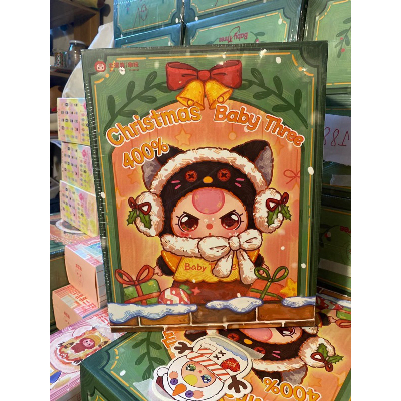 Hộp mù Baby Three phiên bản NOEL đặc biệt 400% blind box mới nhất giáng ...