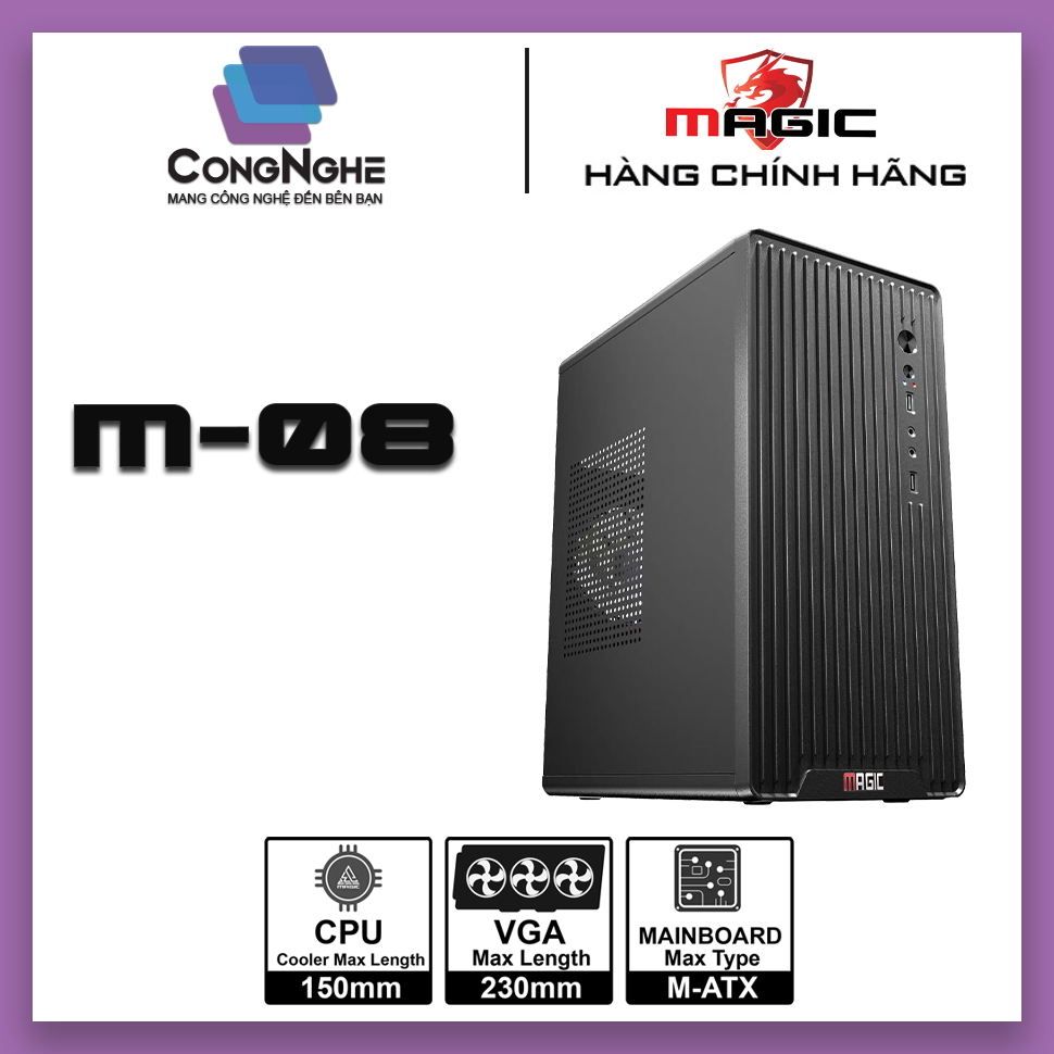 CASE MAGIC M-08 (M-ATX) | Shopee Việt Nam