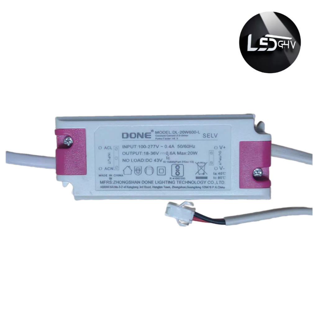 Done Nguồn LED Driver 20W DL-20W600-L | Shopee Việt Nam