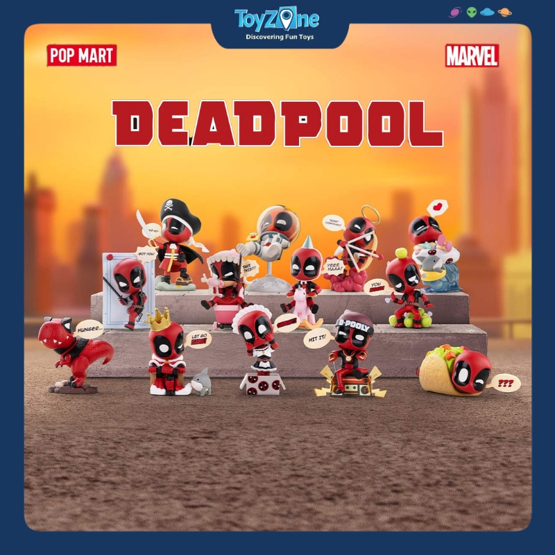 Mô hình đồ chơi Blind box Marvel Deadpool Series POP MART | Shopee Việt Nam