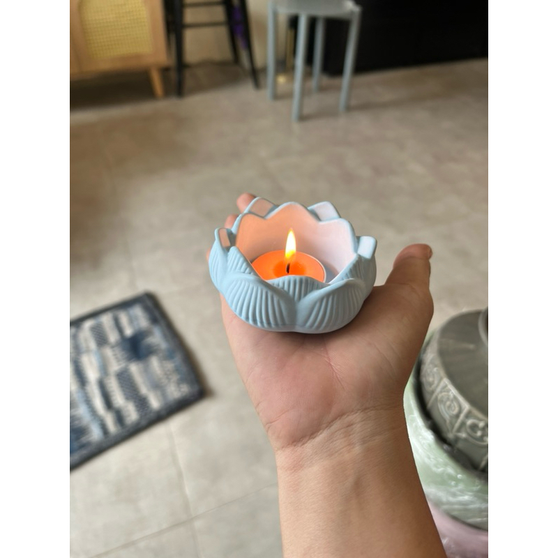 Ly sen đựng tealight dùng cúng dường | Shopee Việt Nam
