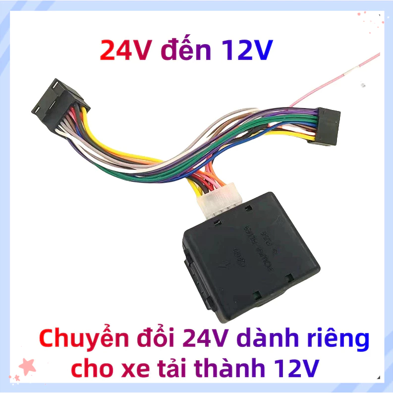 Bộ đổi nguồn 24v về 12v dành cho xe tải lắp màn android 12v | Shopee ...