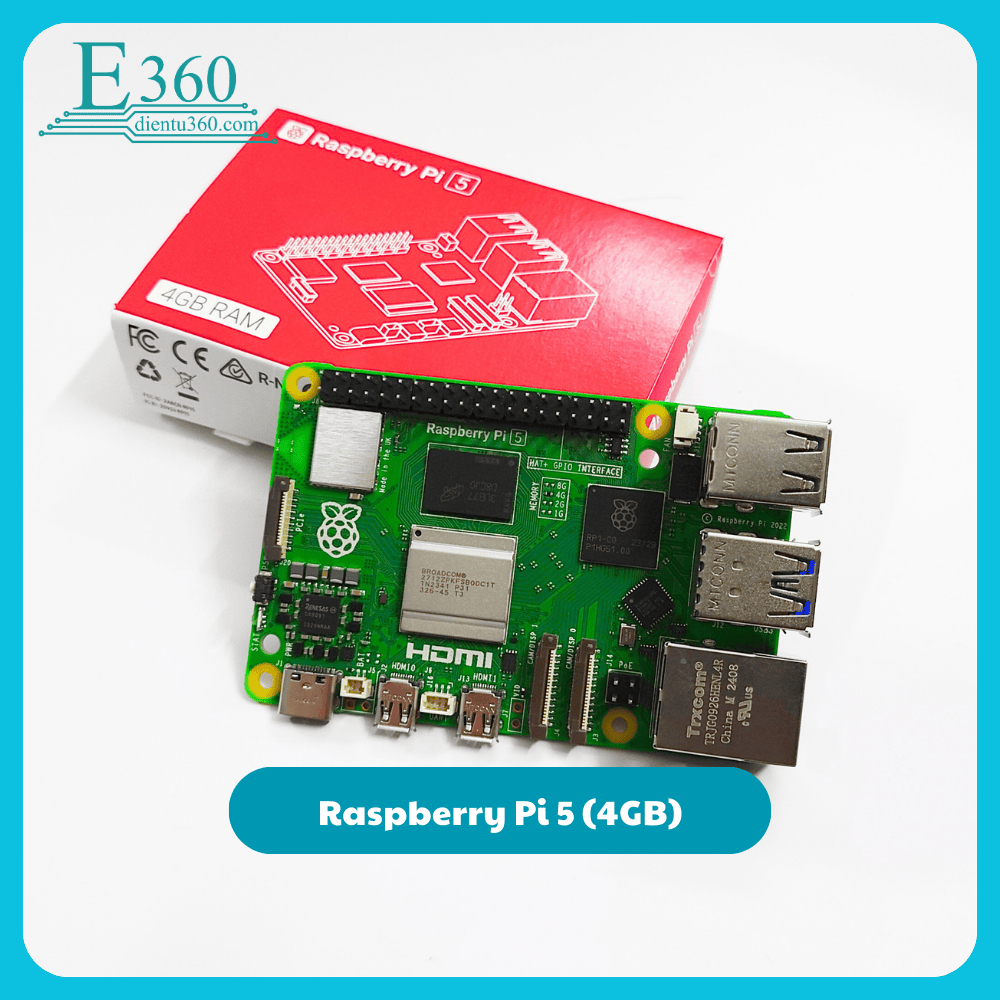 Mạch máy tính Raspberry Pi 5 (4GB RAM) | Shopee Việt Nam