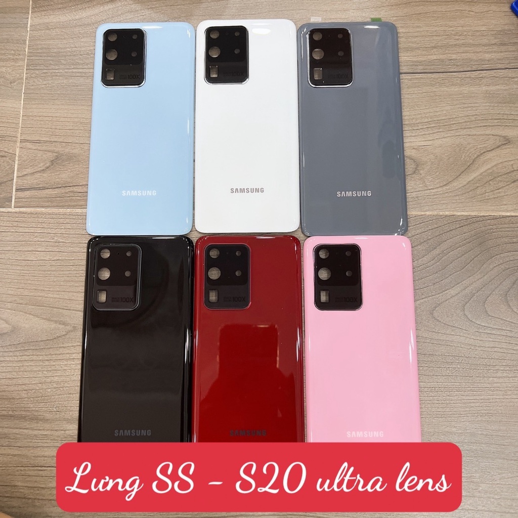 Vỏ / Lưng sau Samsung S20 ultra 5g / G988 / S20U + Lens Cam (Zin) ĐP | Shopee Việt Nam