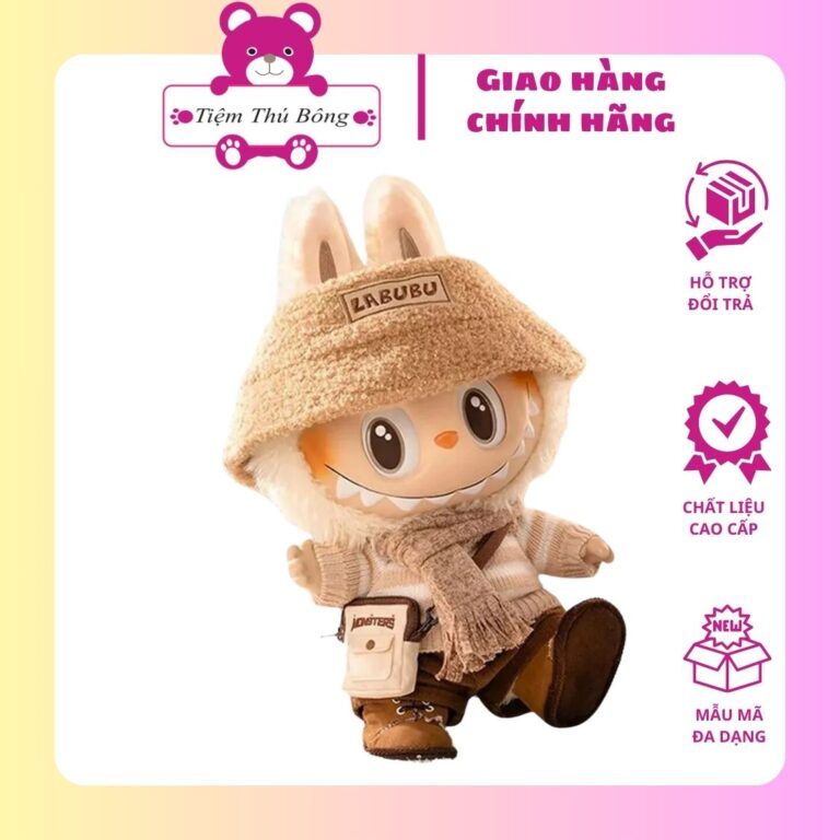 Labubu – Dress Be Latte Vinyl Plush Doll – The Monsters | Shopee Việt Nam
