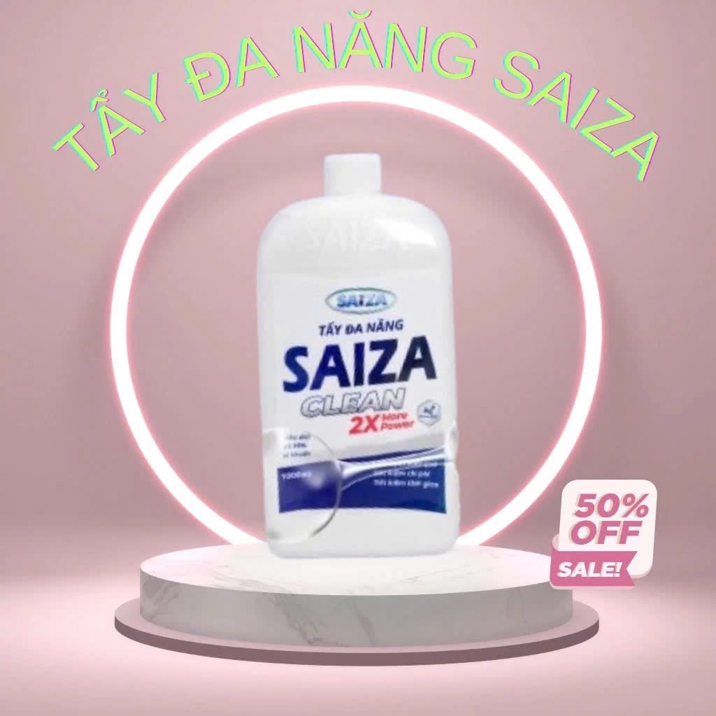 Tẩy đa năng saiza dung dịch nước Saiza 1000ml vệ sinh nhà cửa, tẩy sạch khử khuẩn với công nghệ ...