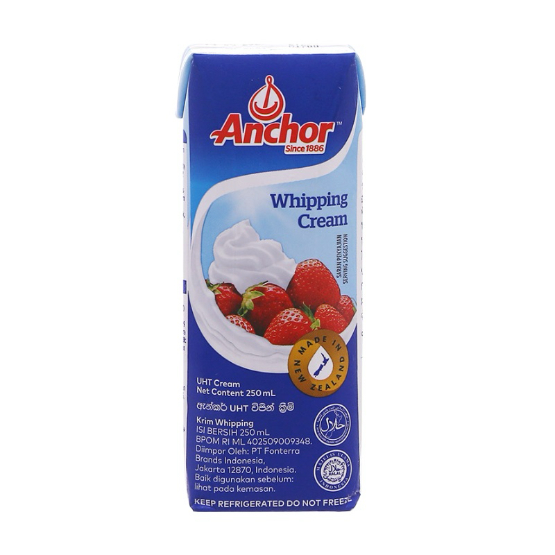 Kem Whipping Cream Anchor (250ml) | Shopee Việt Nam