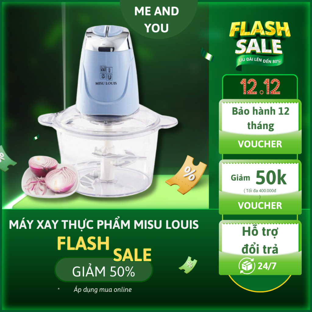 Máy Xay Thực Phẩm Đa Năng MISU LOUIS Cối Thủy Tinh 3.5L, Công Suất ...