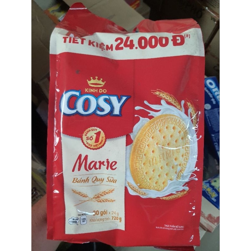 Bánh Quy Sữa Cosy Marie túi 720g, 30 gói nhỏ bên trong | Shopee Việt Nam