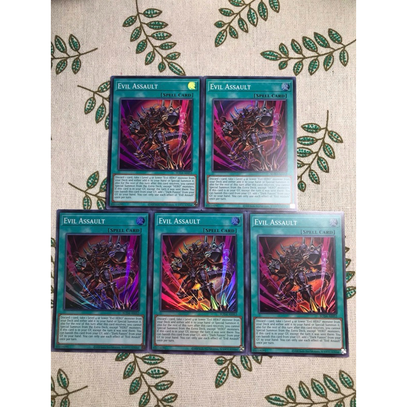 [LiLy_Yugioh] Lá bài Suda-AE052 Evil Assault (SR) | Shopee Việt Nam
