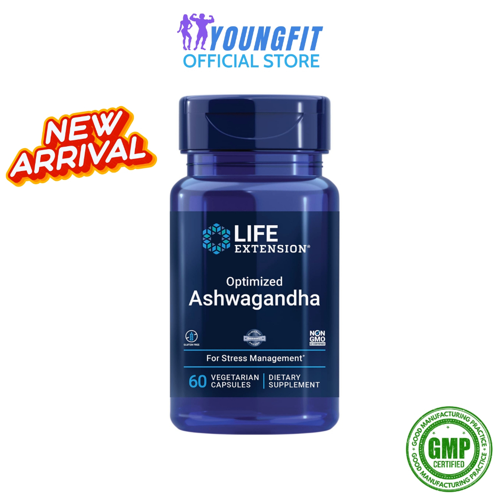 Viên Uống Optimized Ashwagandha Sensoril Life Extension Sâm Ấn Độ Tăng ...