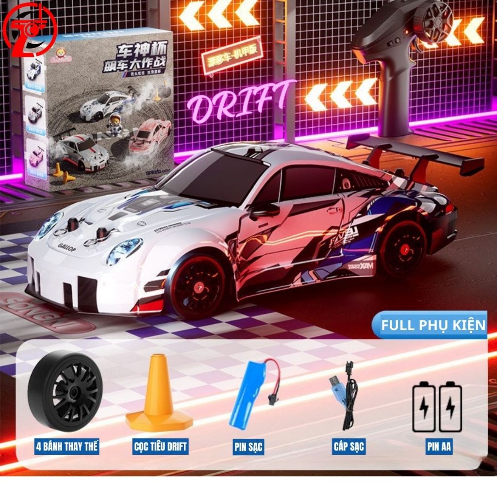 Siêu Xe Drift 911 Điều Khiển Từ Xa Tốc Độ Cao Phiên Bảng Nâng Cấp Phuộc Trước | Shopee Việt Nam