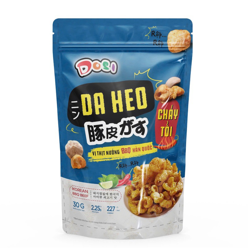 Da Heo - Tóp Mỡ Cháy Tỏi Dosi ngon giòn rụm | Shopee Việt Nam